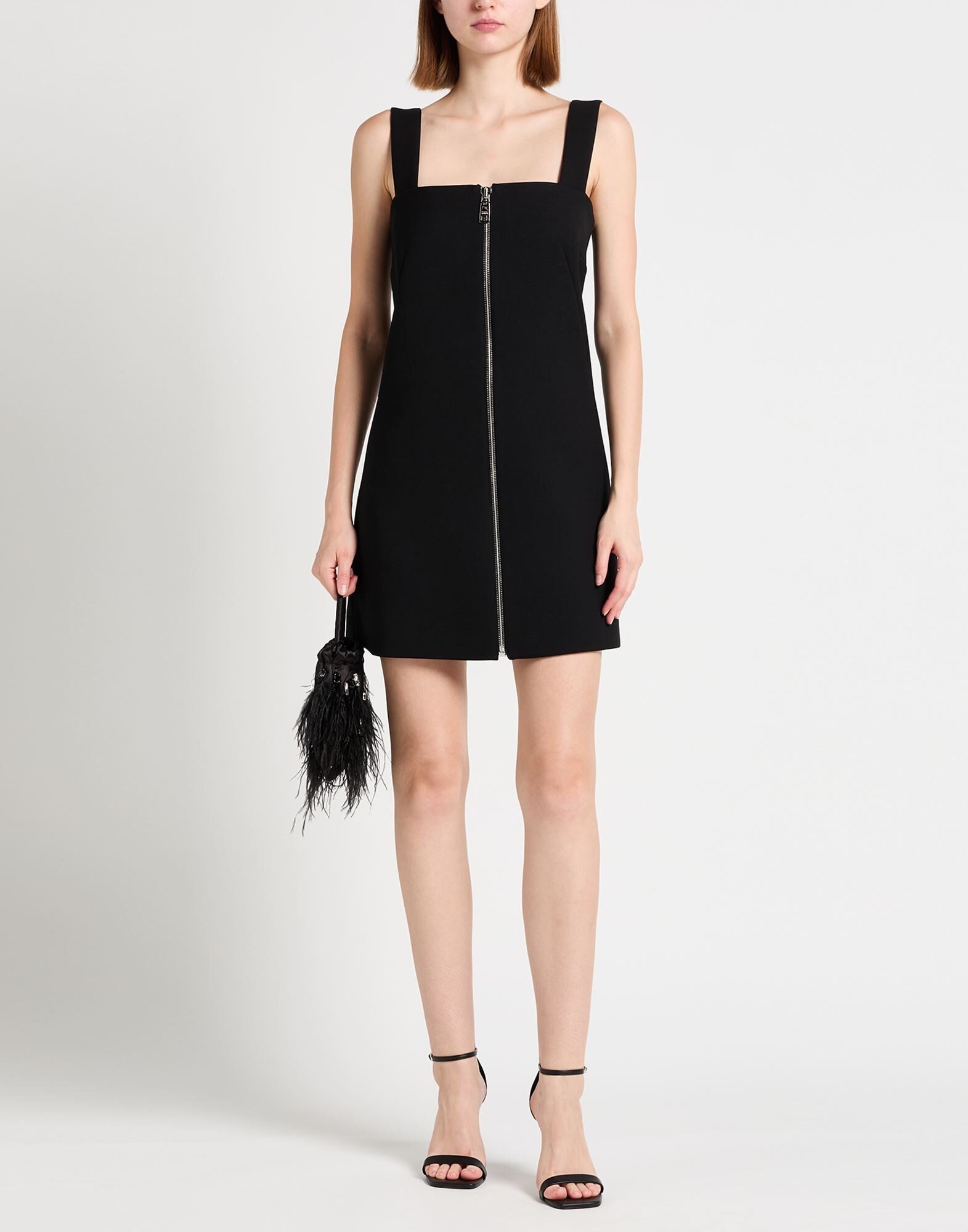DOLCE & GABBANA Dolce & Gabbana Sleeveless Square Neck Wool Dress
