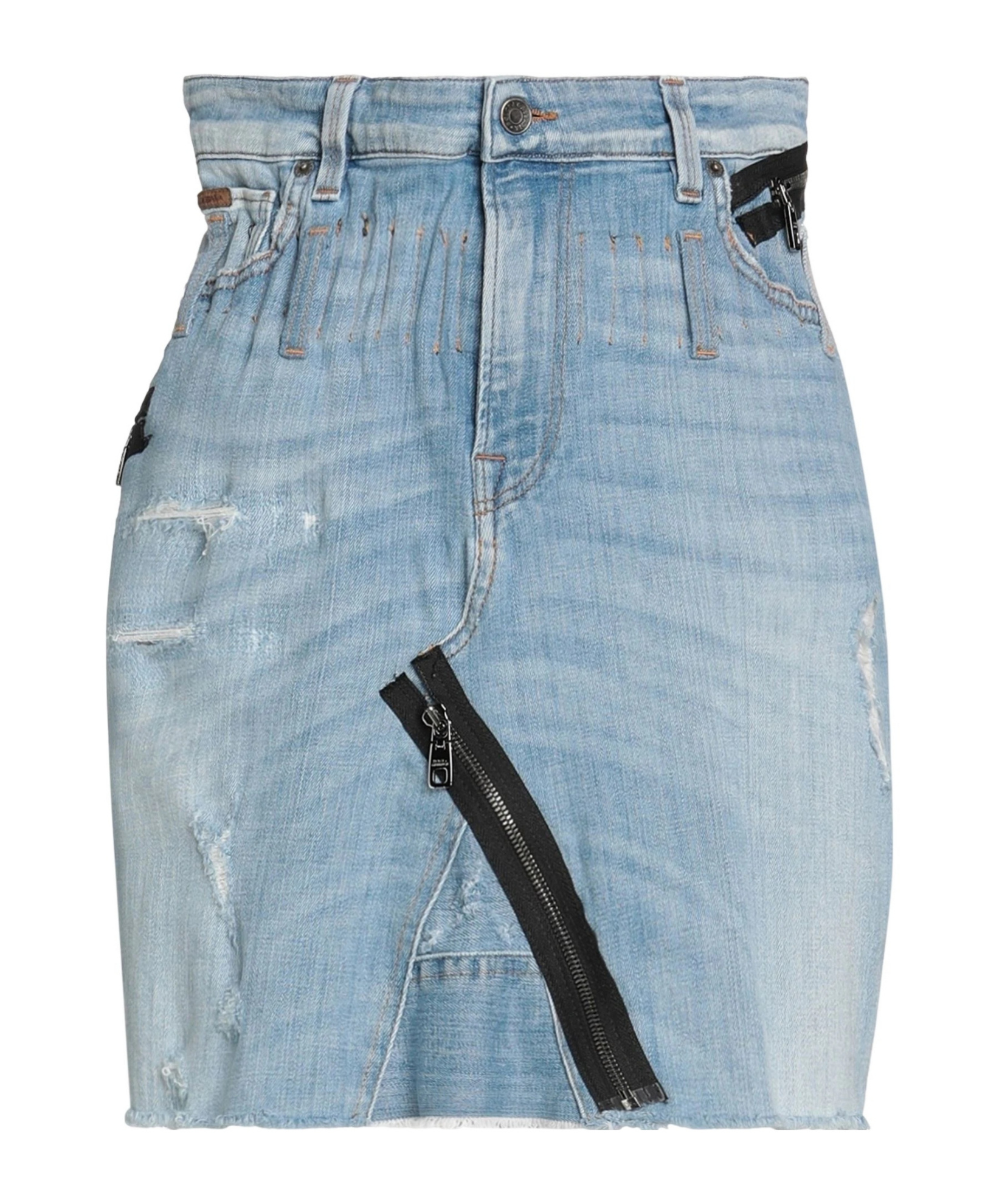 DOLCE & GABBANA Dolce & Gabbana Denim Flared Skirt