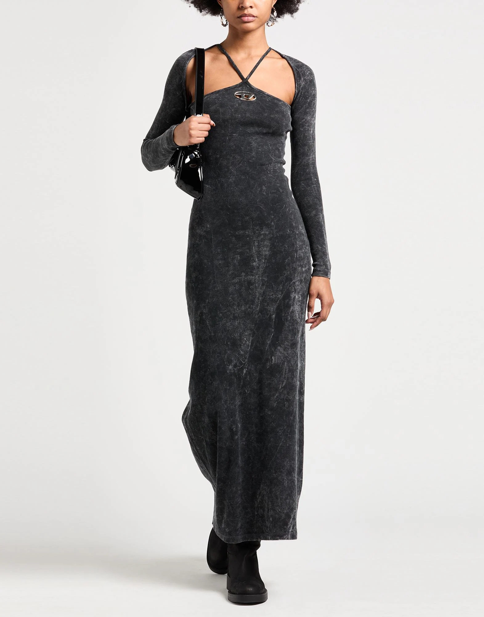 DIESEL® Diesel Long Sleeve Maxi Dress