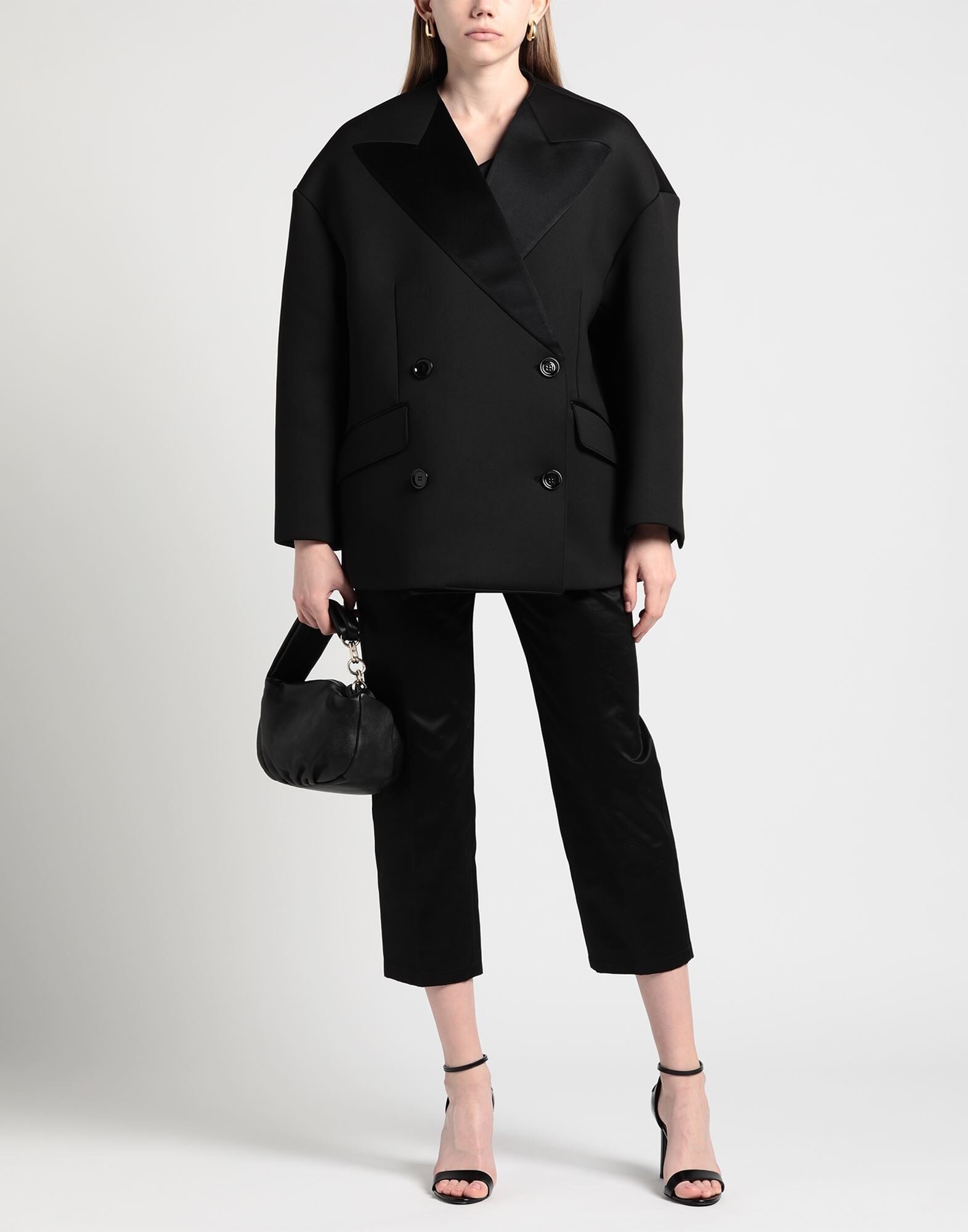 DOLCE & GABBANA Dolce & Gabbana Double-Breasted Satin Blazer