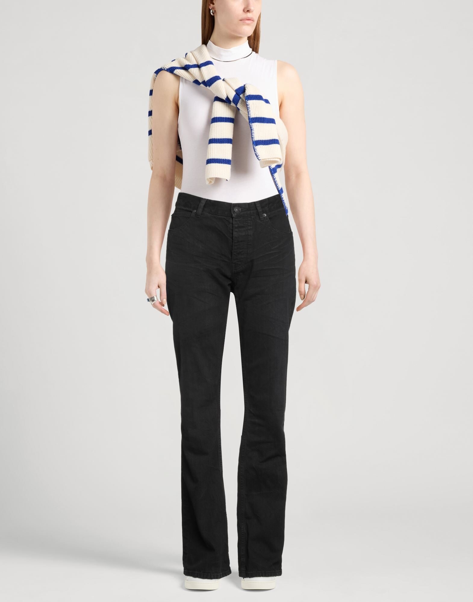 BALENCIAGA Balenciaga Boot-Cut Ripped Jeans