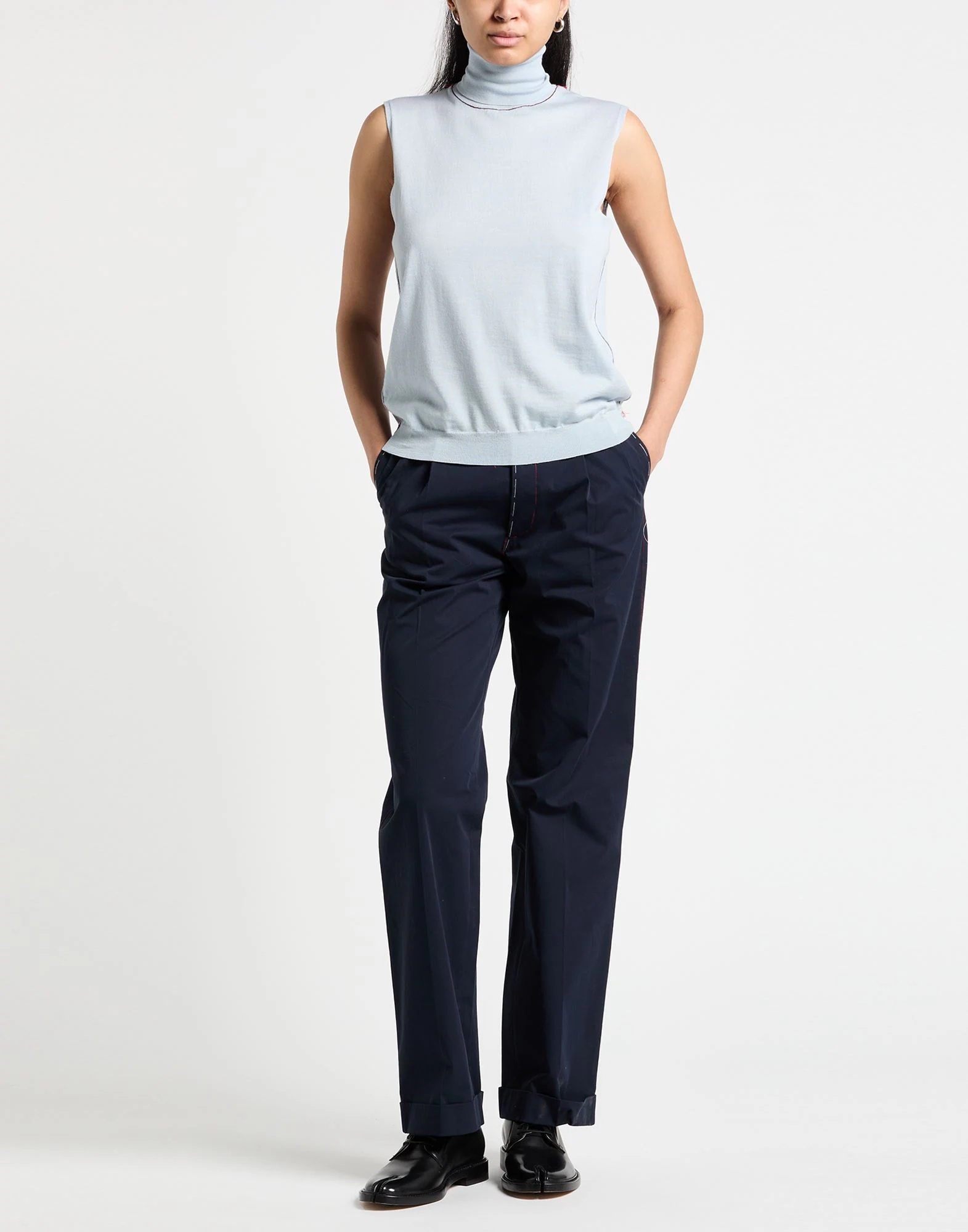 MAISON MARGIELA Maison Margiela Solid Wool Knit Vest