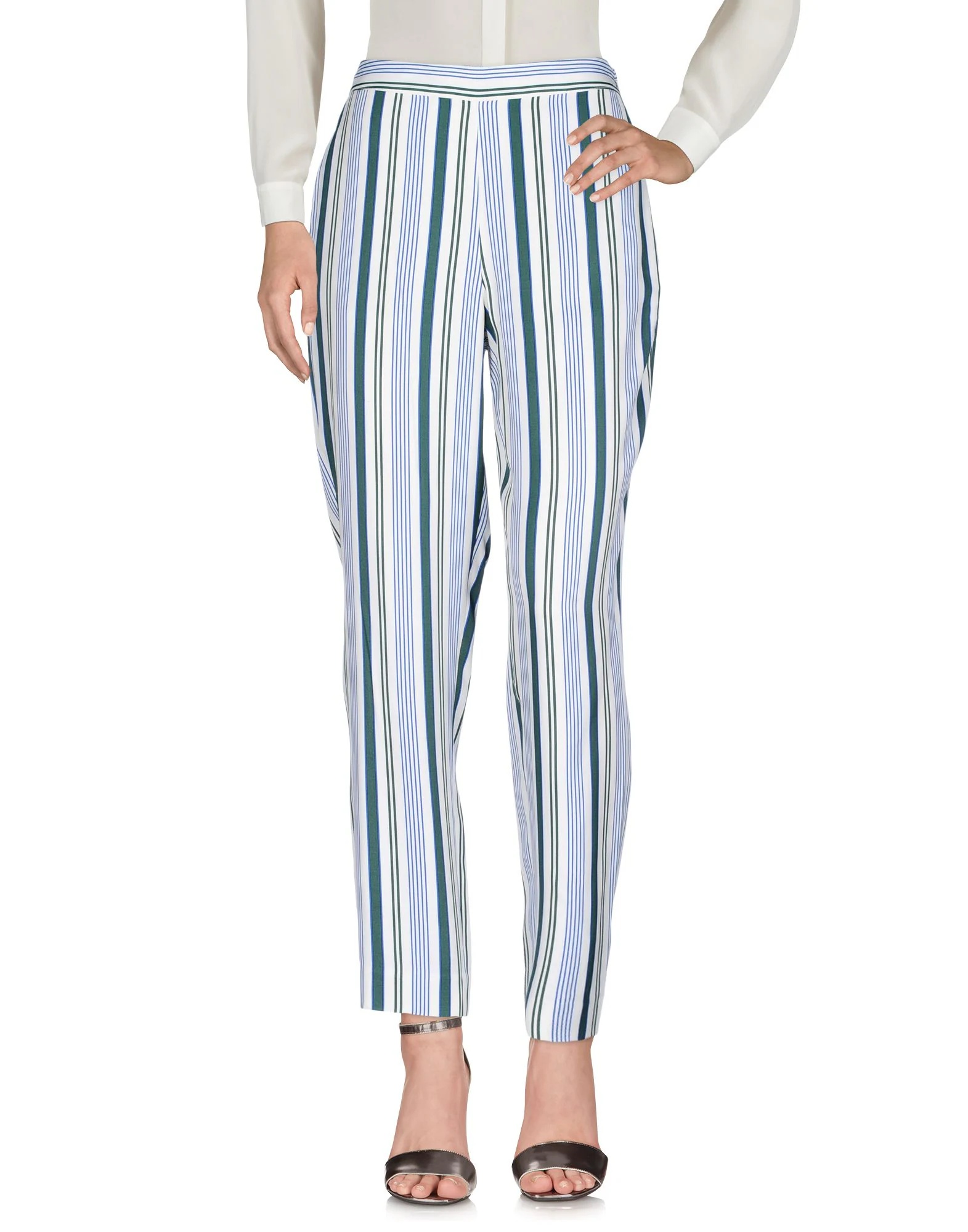 TORY BURCH Tory Burch Striped Satin Casual Pants