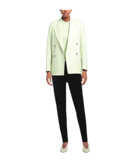 MAX MARA Solid color lightweight knit leggings