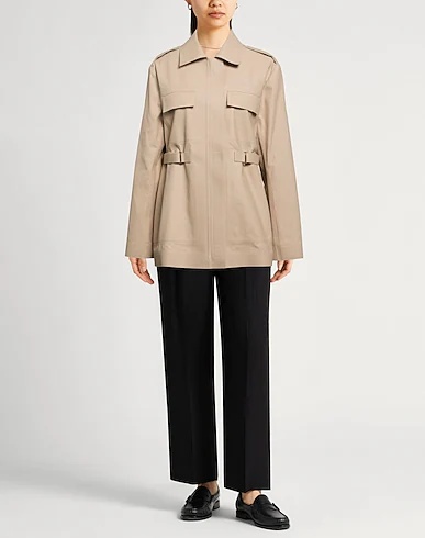 TORY BURCH Tory Burch Beige Piqu Long Sleeve Jacket