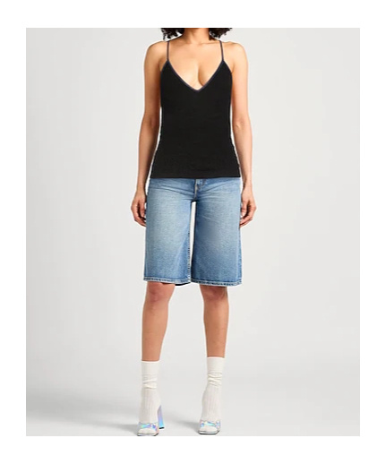 JACQUEMUS Jacquemus Two-Tone Knit Sleeveless Halterneck Top