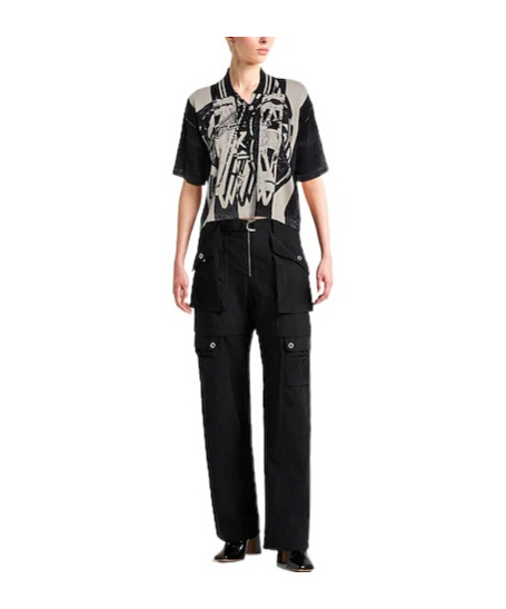 DIESEL® Diesel Multicolor Knit Short Sleeve Top