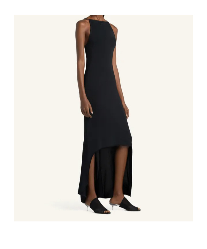 COURREGES Courreges Halterneck High-Low Gown