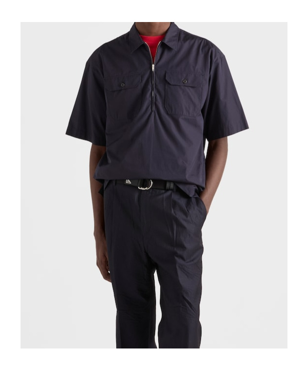PRADA short-sleeved cotton shirt