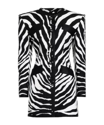 DOLCE & GABBANA Dolce & Gabbana Zebra-Print Jacquard Blazer