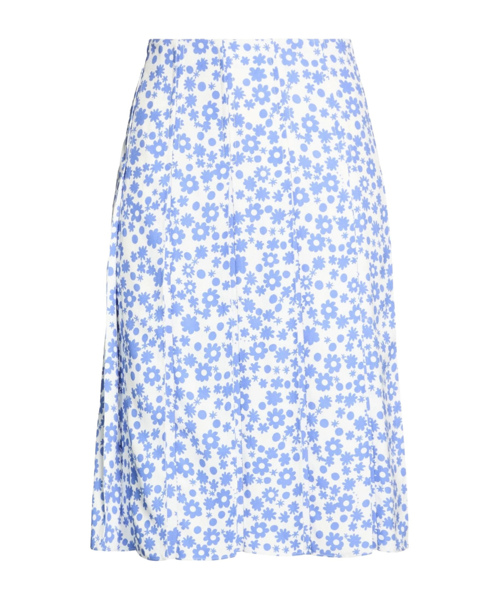 MARNI Marni Floral Print Pleated Midi Skirt