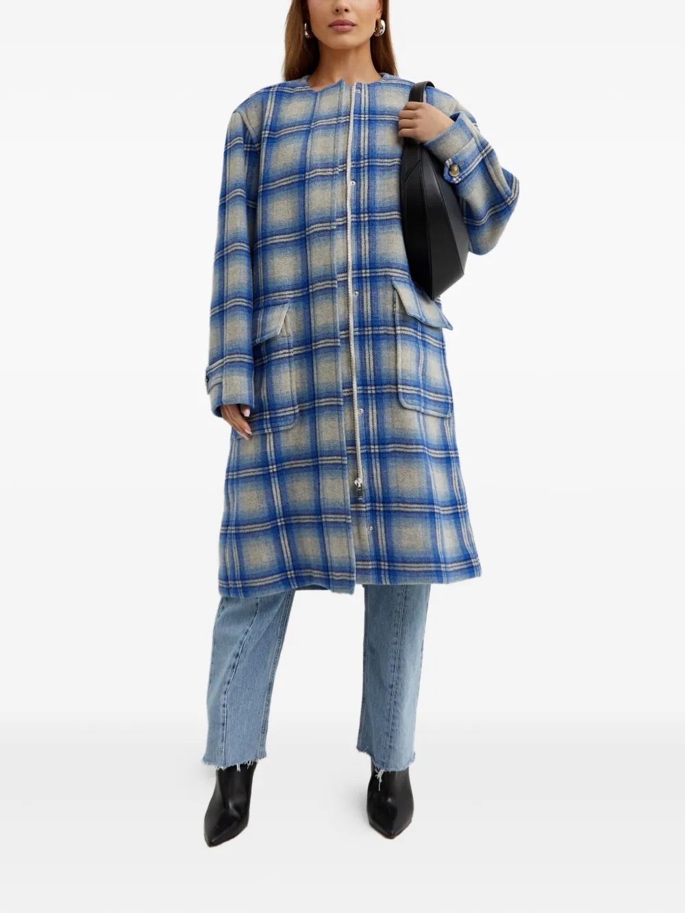 ISABEL MARANT ÉTOILE Isabel Marant Plaid Wool Coat