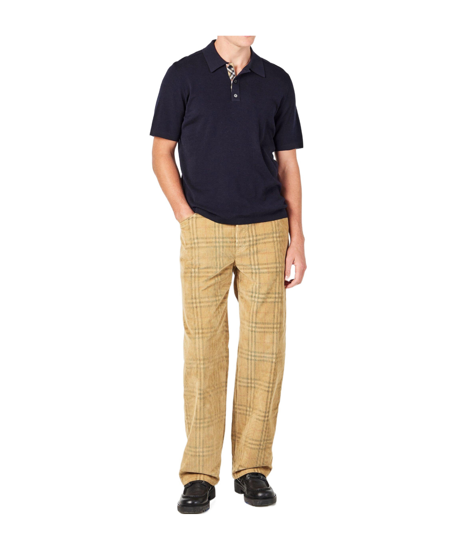 BURBERRY Knit SS Polo Sn54