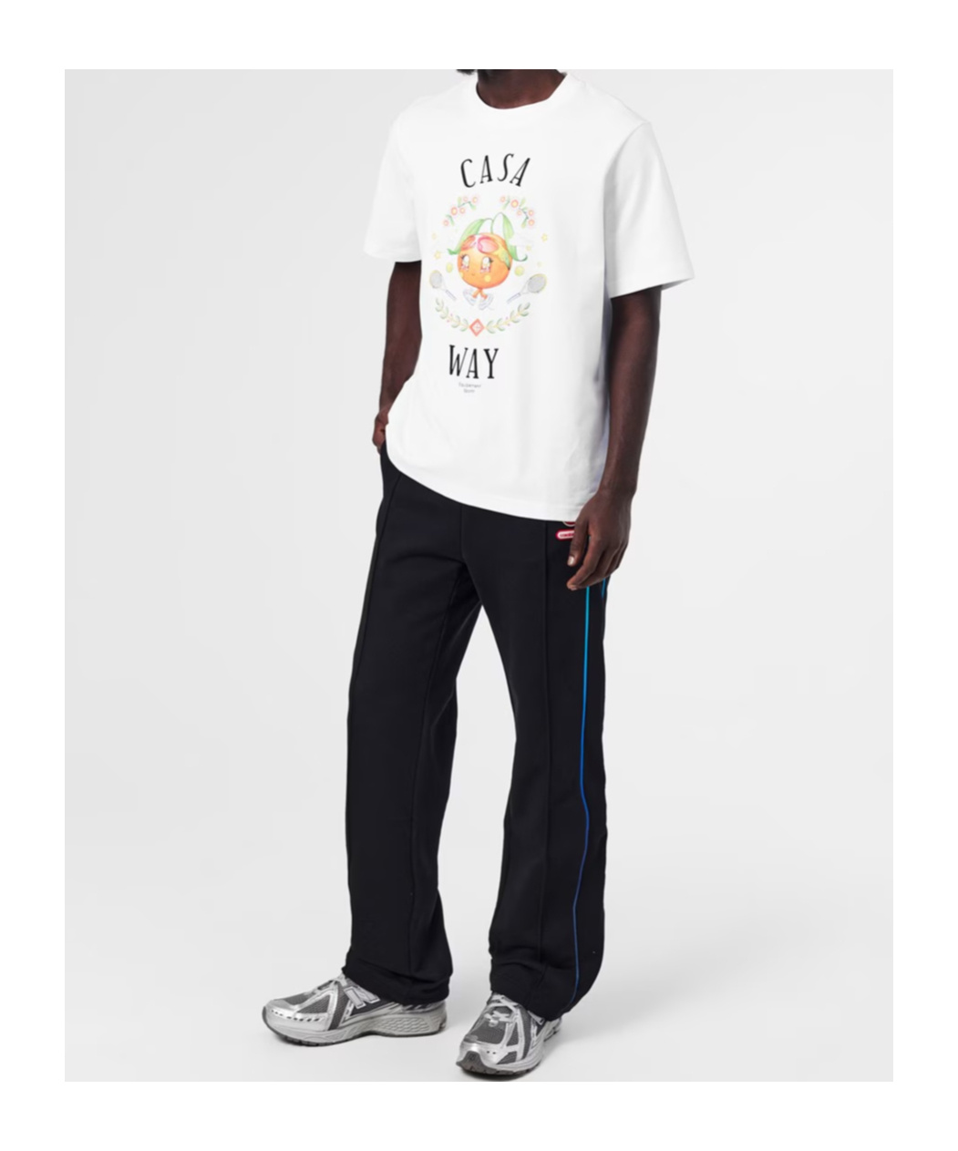 CASABLANCA Logo crew neck T-shirt