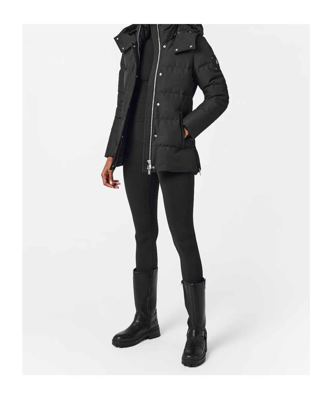 MOOSE KNUCKLES Moose Knuckles Short Down Jacket with Hood