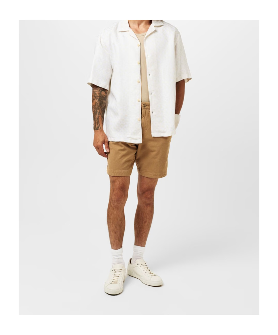 HUGO BOSS Men's HBB C LARS Plain Short-Sleeve Shirt