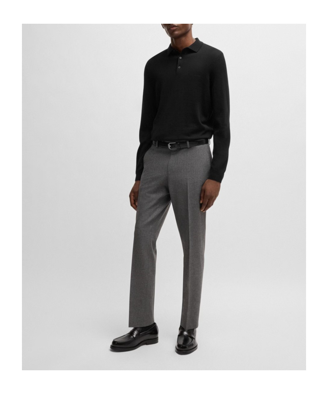 HUGO BOSS Men's Bono Knitted Polo Knitwear