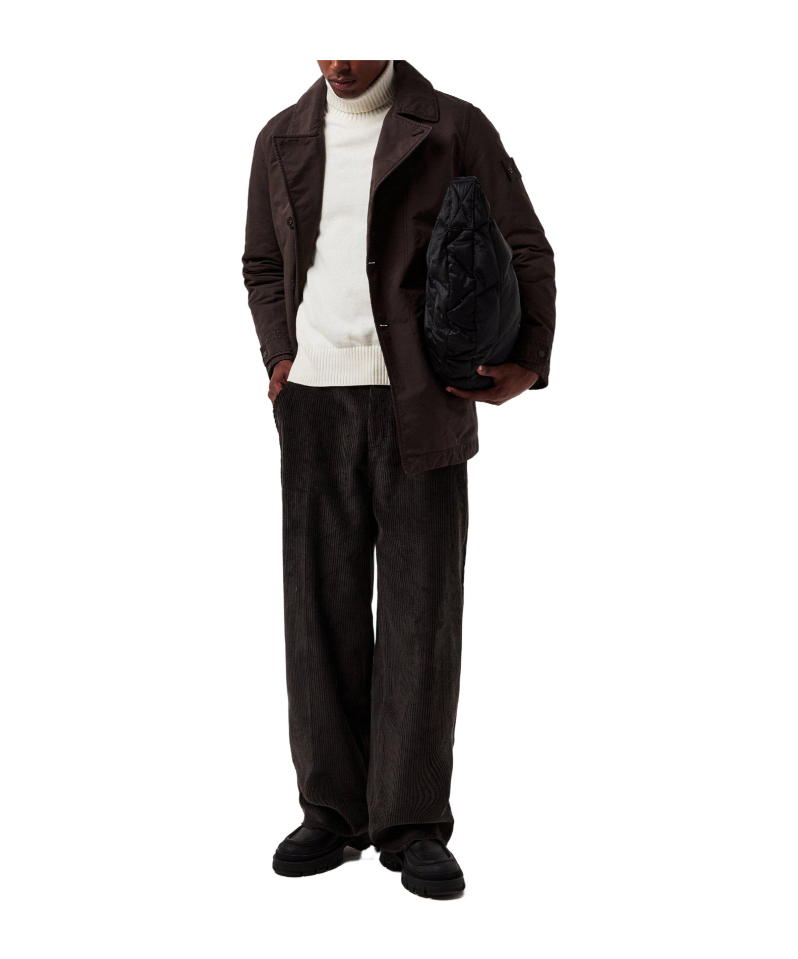 STONE ISLAND Stone Island Ghost Weather-Resistant Peacoat