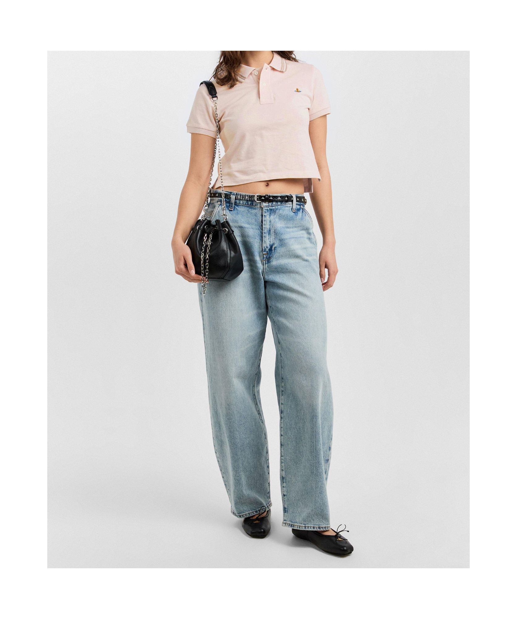 VIVIENNE WESTWOOD Vivienne Westwood Cropped Short Sleeve Polo