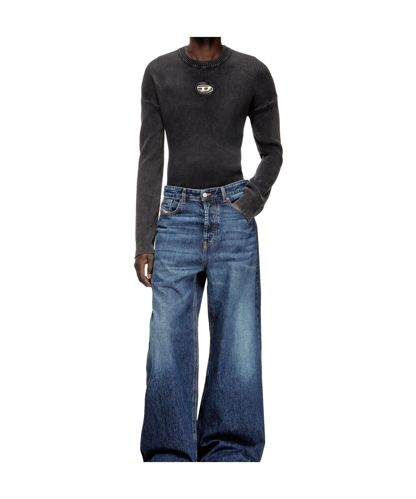 DIESEL® Diesel D-Rise Wide Leg Jeans