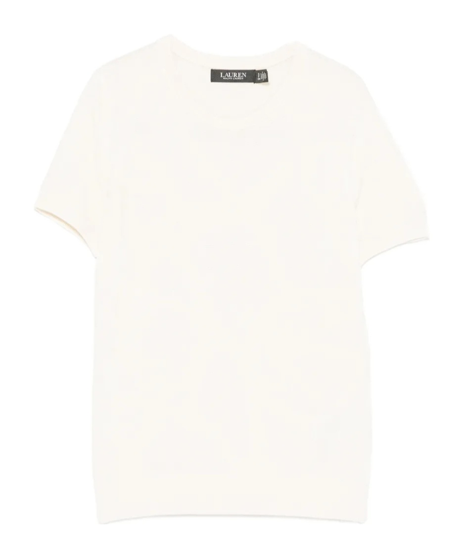 RALPH LAUREN Ralph Lauren Short Sleeve Round Neck Top