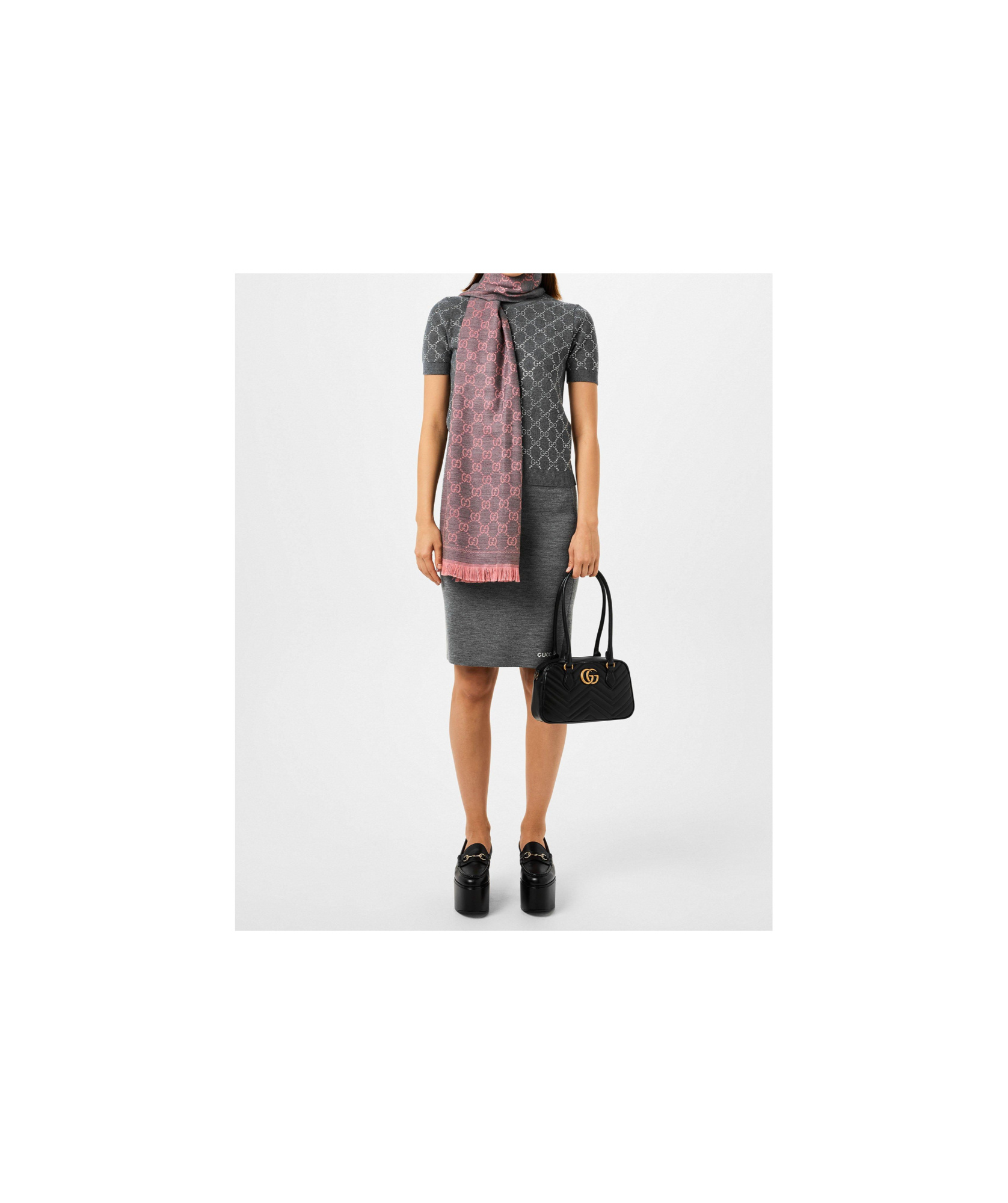 GUCCI Pure wool scarf