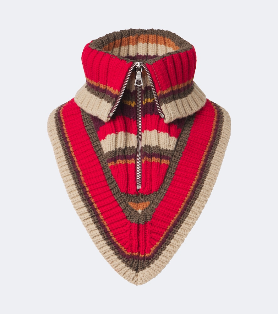 AMI wool double-breasted overcoat