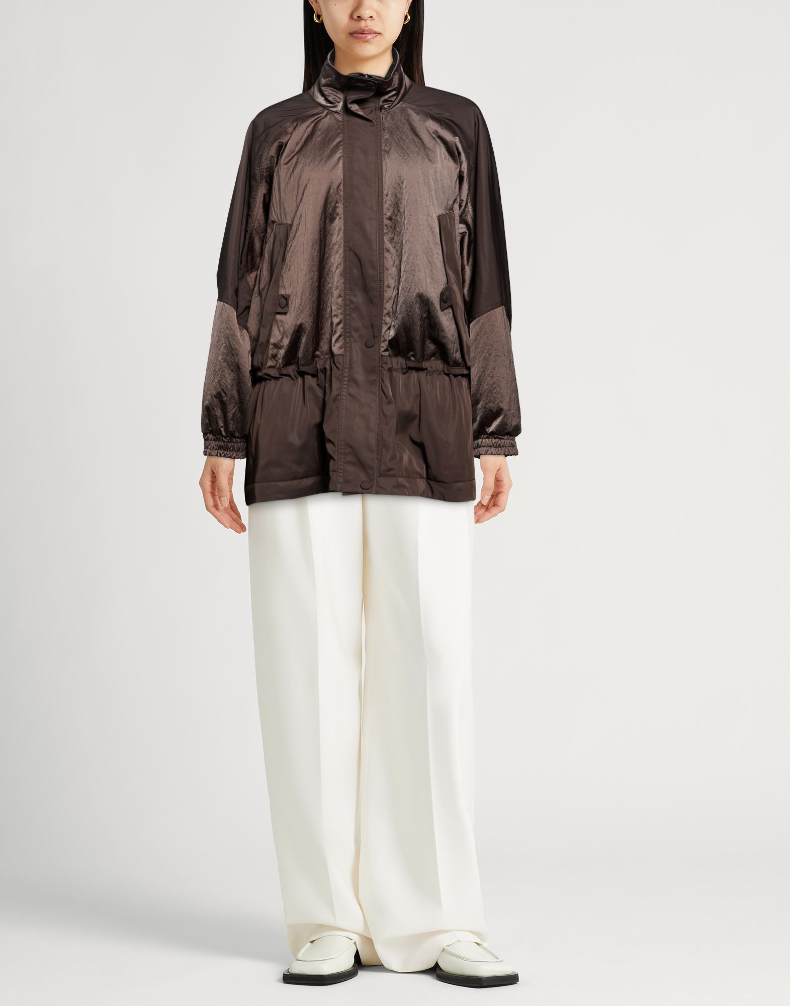 ALYSI ALYSI Dark Polyamide and Polyester Jacket