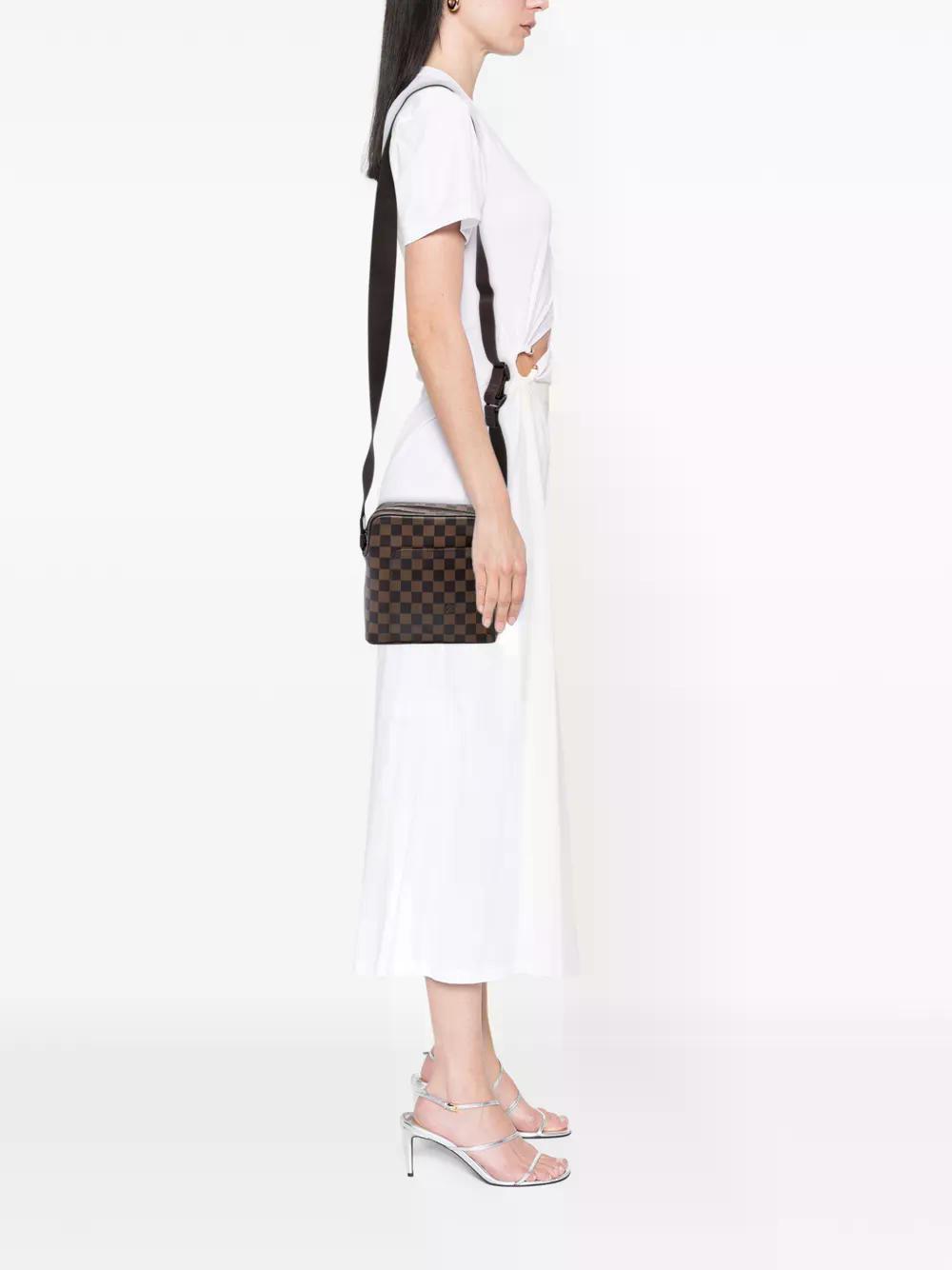 LOUIS VUITTON Louis Vuitton Damier Ebene Olav PM Crossbody Bag