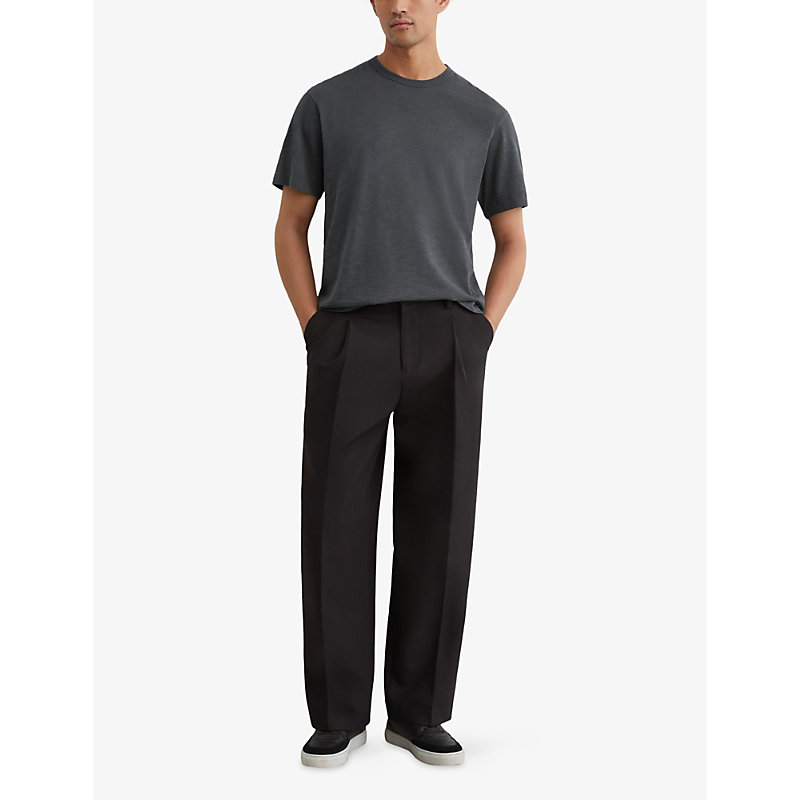 REISS huxley crewneck relaxed-fit cotton t-shirt xs