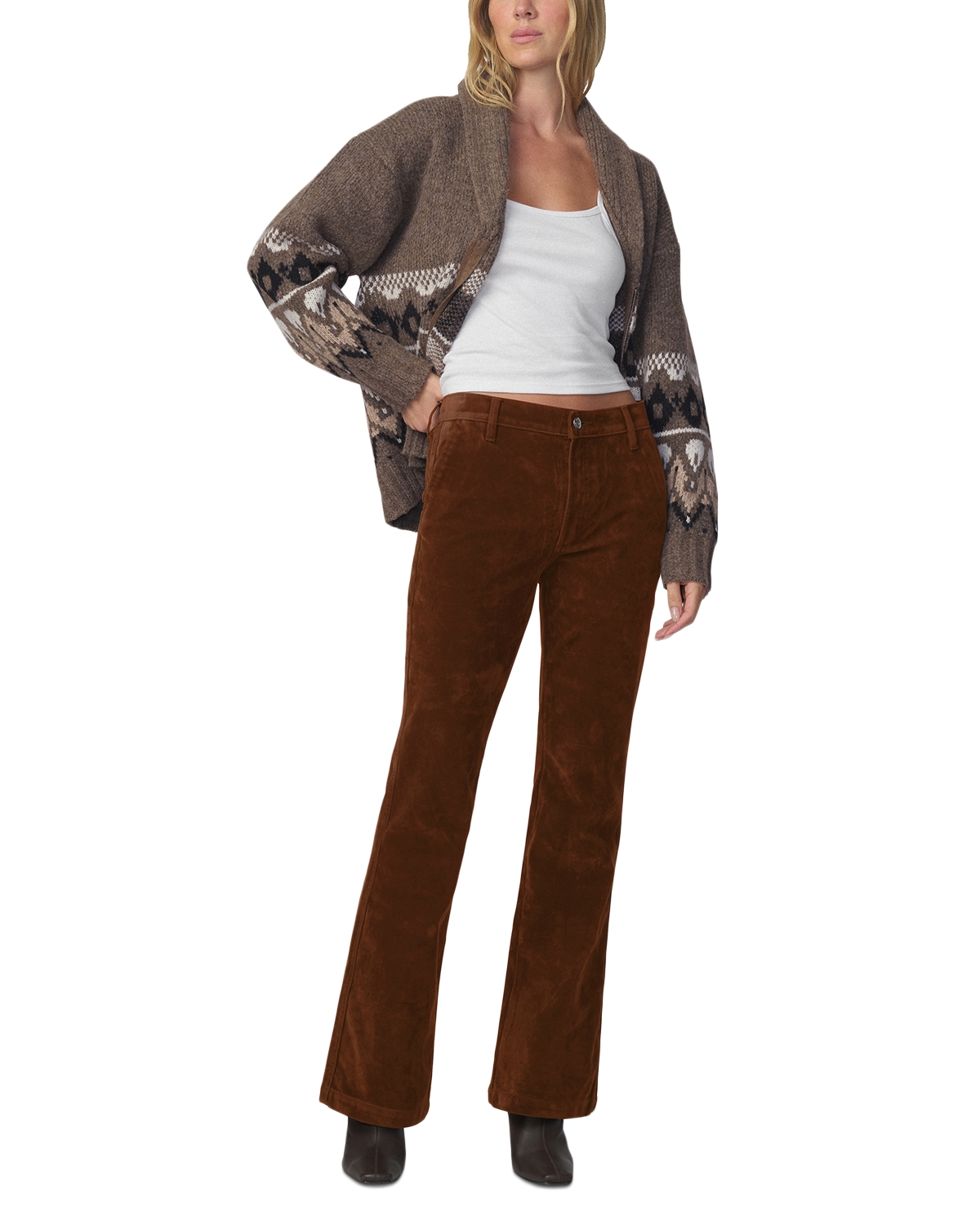 JOE'SJEANS Joe's Jeans Faux Suede Inez High Rise Trouser Jeans