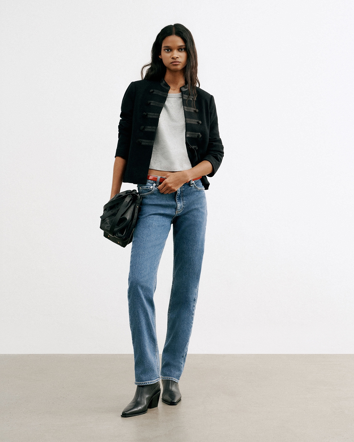 RAG & BONE Rag & Bone Mercer Regalia Wool Long Sleeve Blazer