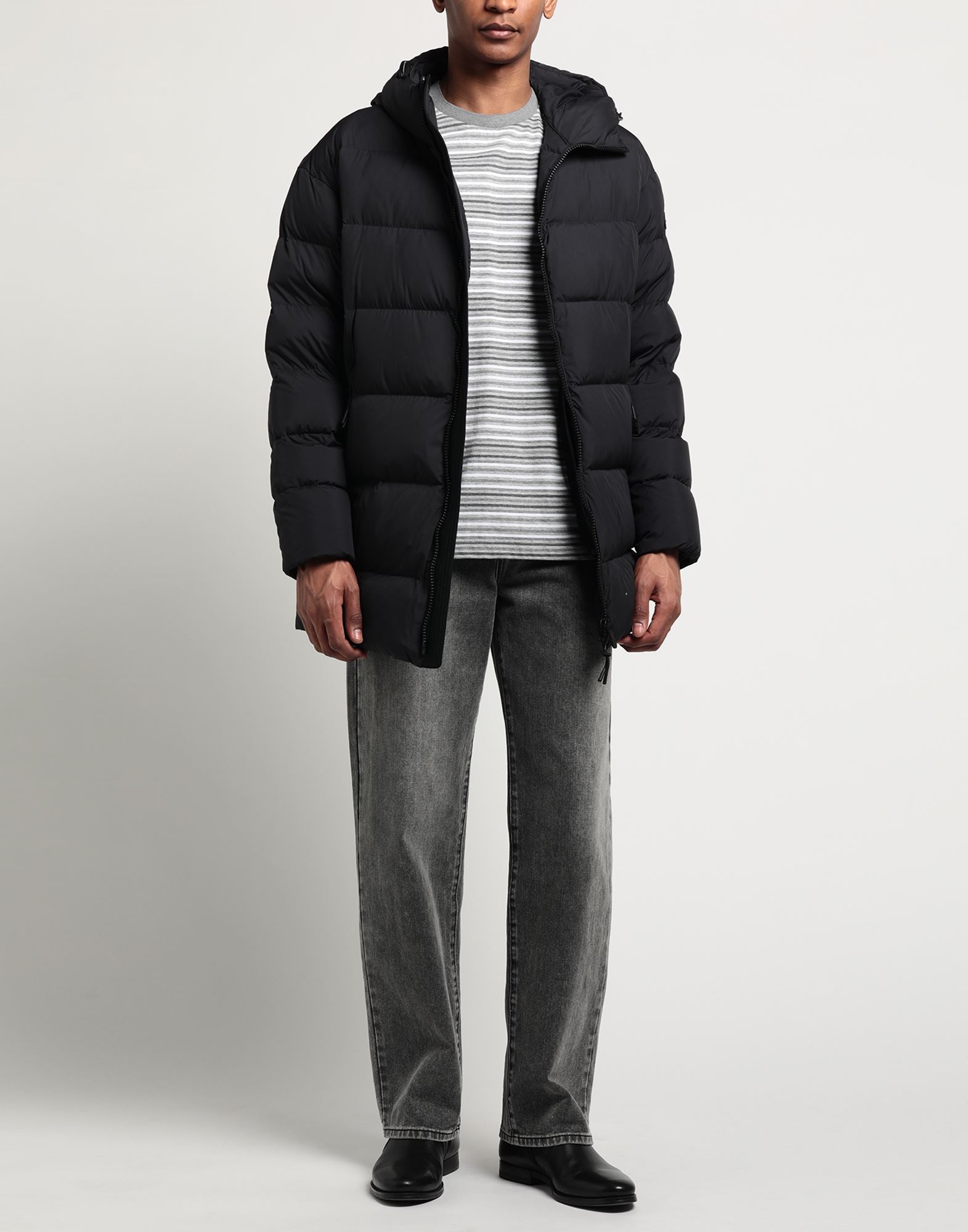 PEUTEREY PEUTEREY Quilted Hooded Down Puffer Jacket