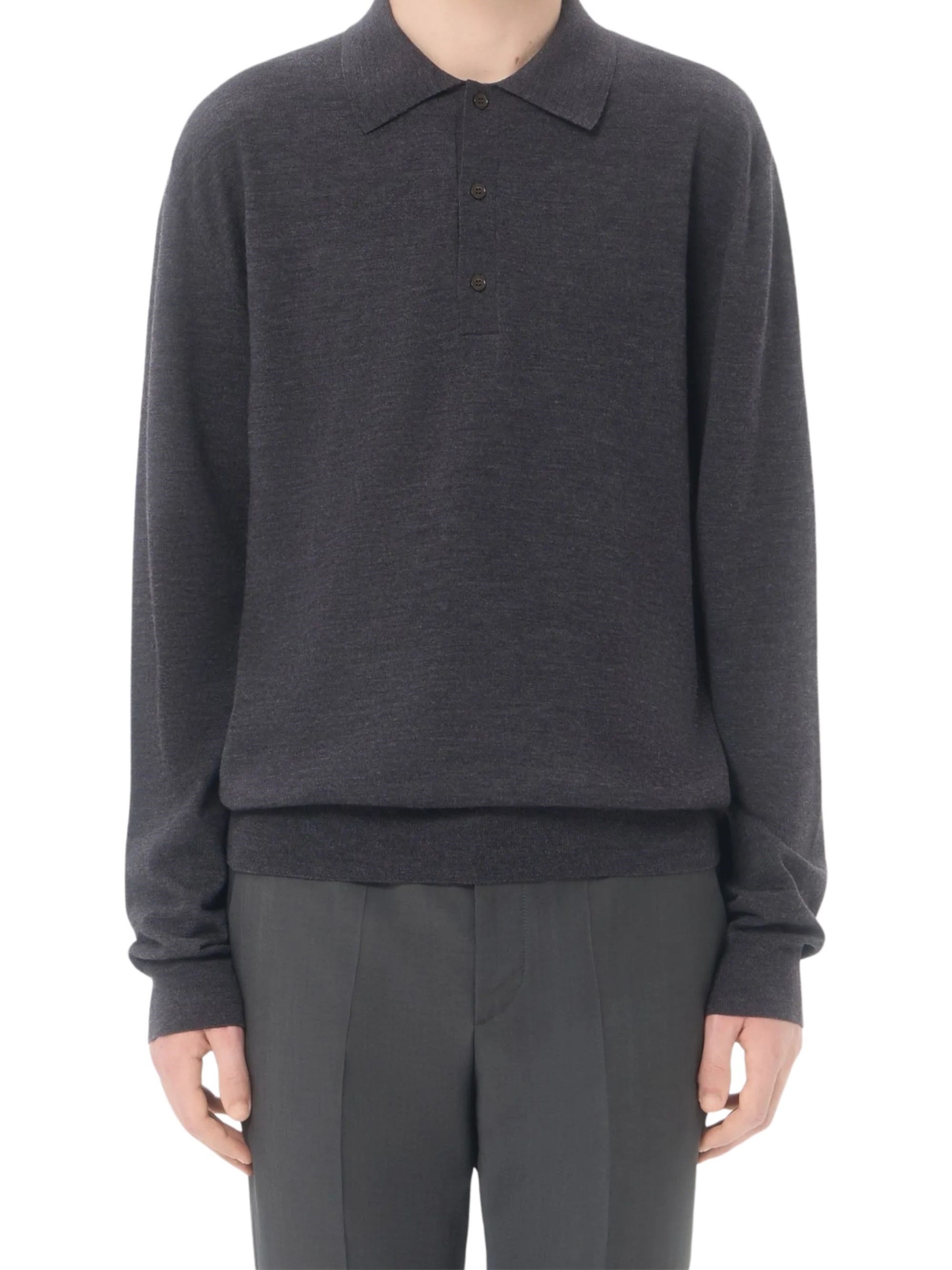 VALENTINO Valentino Wool Polo With Vlogo Embroidery