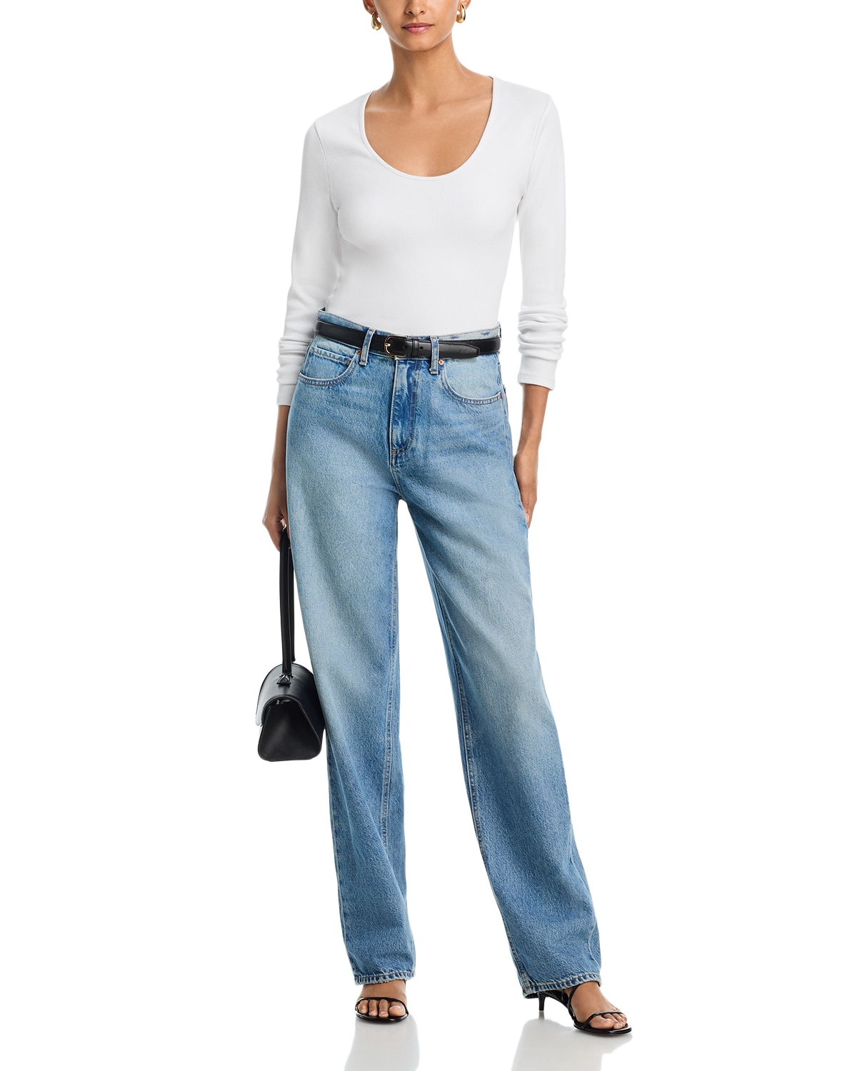 PAIGE Paige Emilie High Rise Barrel Jeans