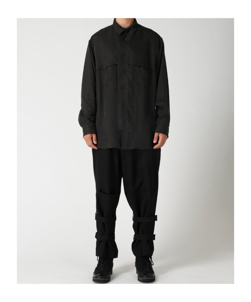 YOHJI YAMAMOTO Yohji Yamamoto Pour Homme Curved Hem Shirt