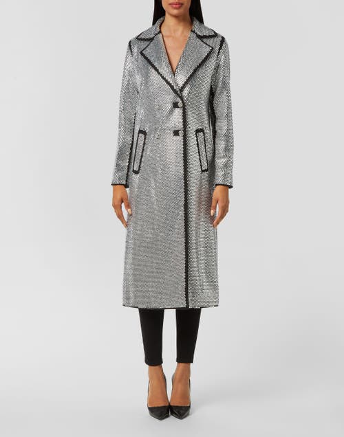PHILIPP PLEIN PHILIPP PLEIN Long Coat with Crystals