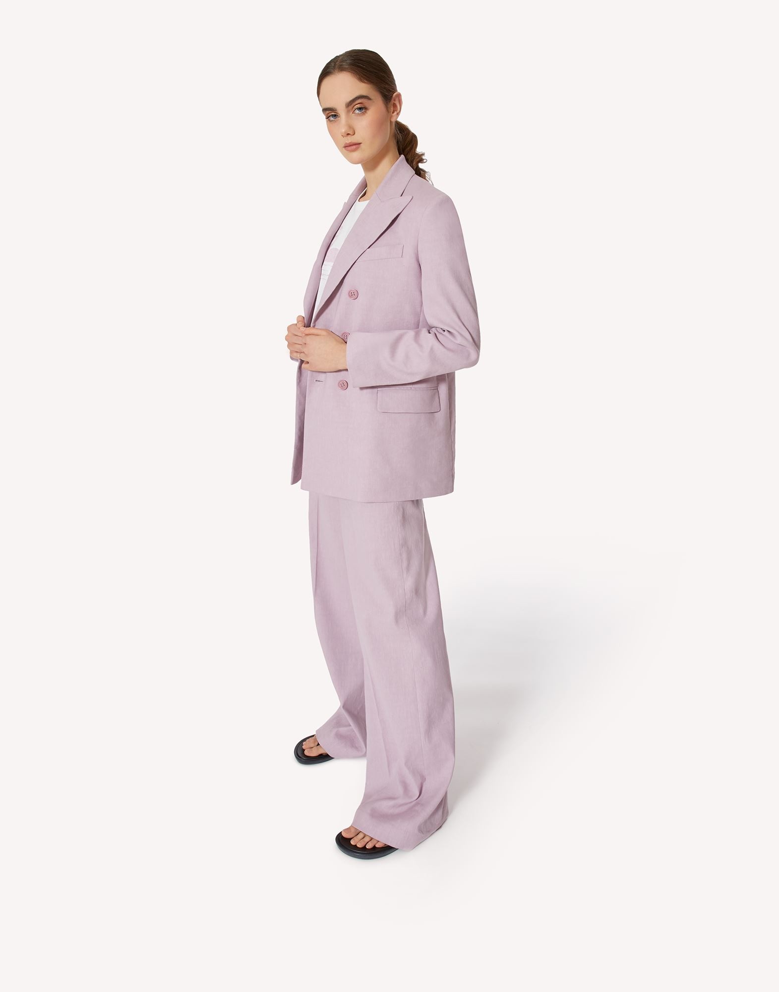 RED VALENTINO Red Valentino Wide-Legged Tailored Trousers