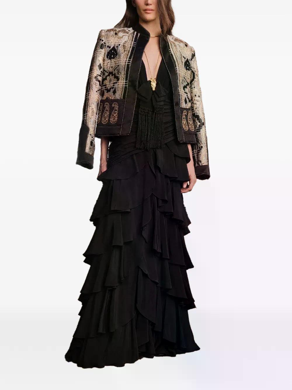 JOHANNA ORTIZ Johanna Ortiz Ruffled Tiered Maxi Dress