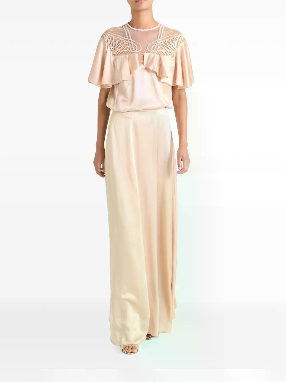 TEMPERLEY LONDON Temperley London Amerie Pleated Maxi Skirt