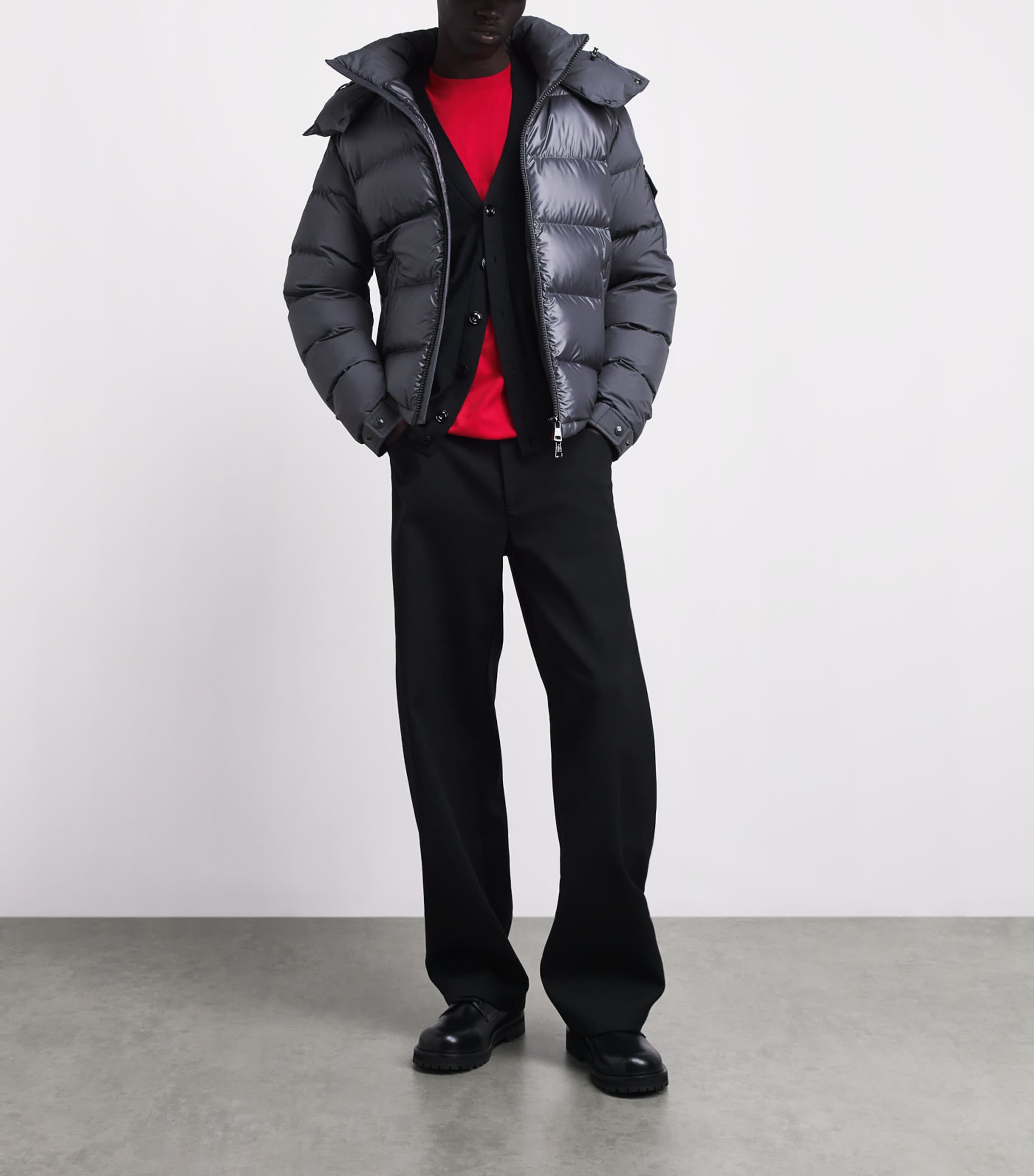 MONCLER cotton logo-patch t-shirt