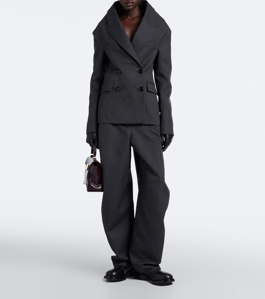 BALENCIAGA Balenciaga Wool Barrel-Leg Pants