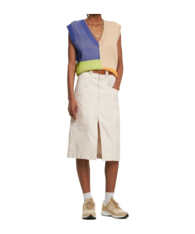 ISABEL MARANT ÉTOILE Isabel Marant Étoile Prime Cotton Trench Midi Skirt
