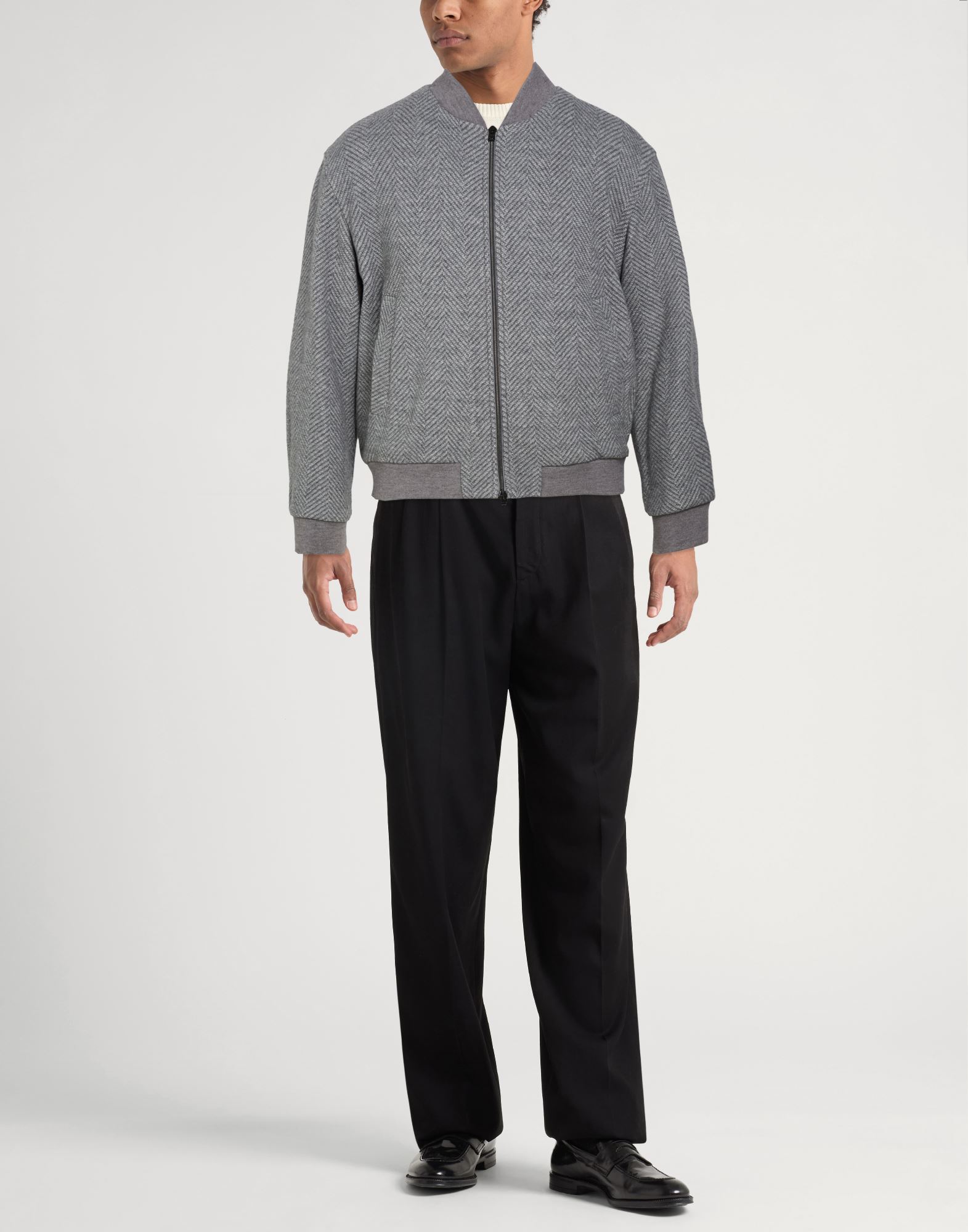 HERNO HERNO Cotton, Recycled Wool, Polyester, Polyamide Bomber Jacket