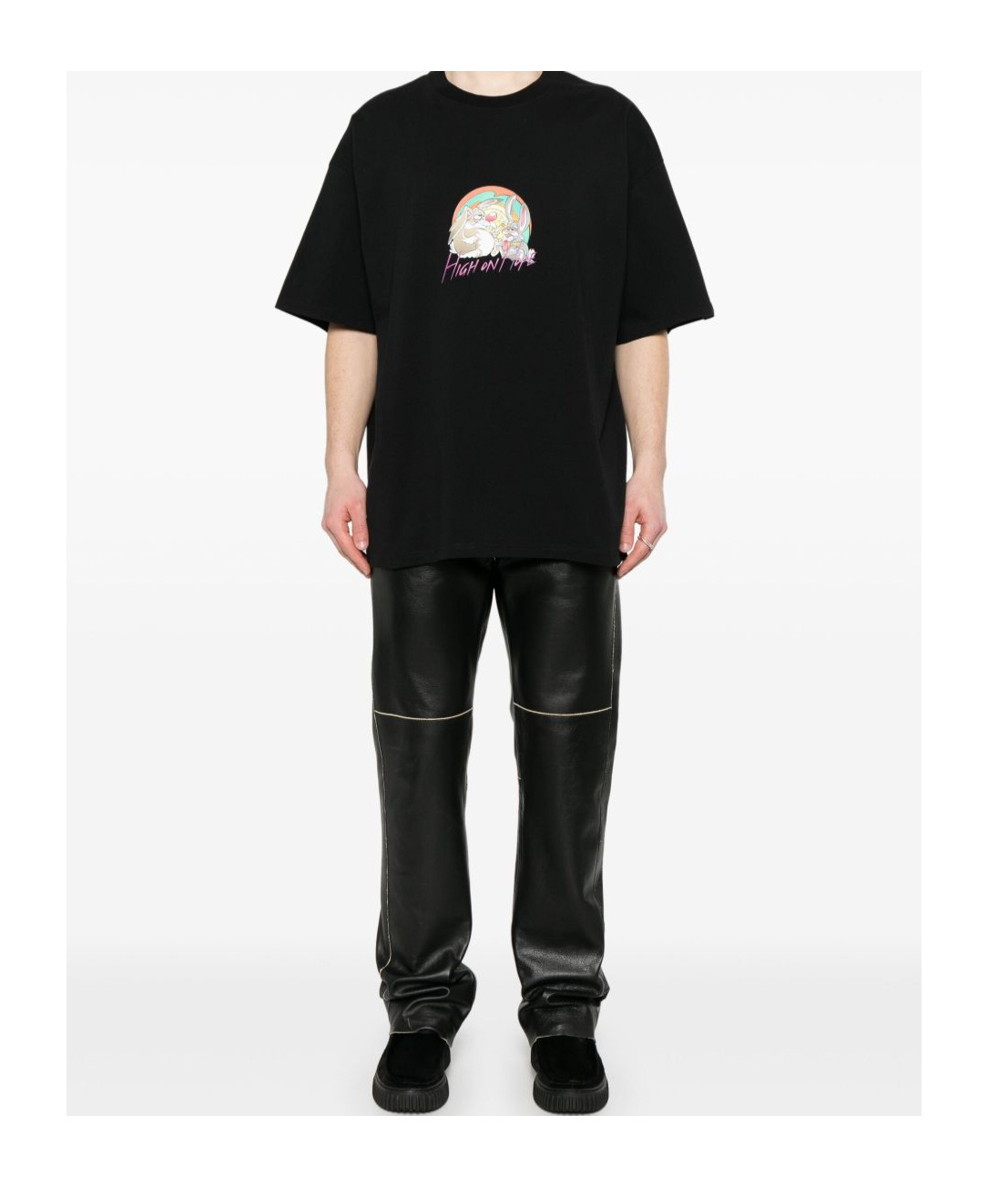 MARTINE ROSE Martine Rose Graphic Printed Crewneck T-Shirt