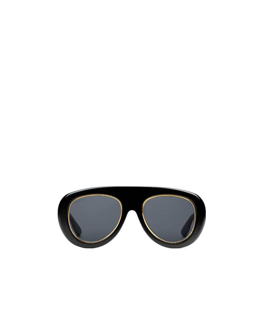 GUCCI Gucci Round Frame Logo Lettering Eyewear Sunglasses