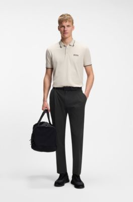 BOSS Relaxed-Fit Pants with Front Pleats