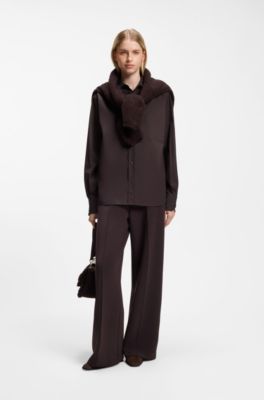 BOSS BOSS Cotton Oversized Fit Blouse