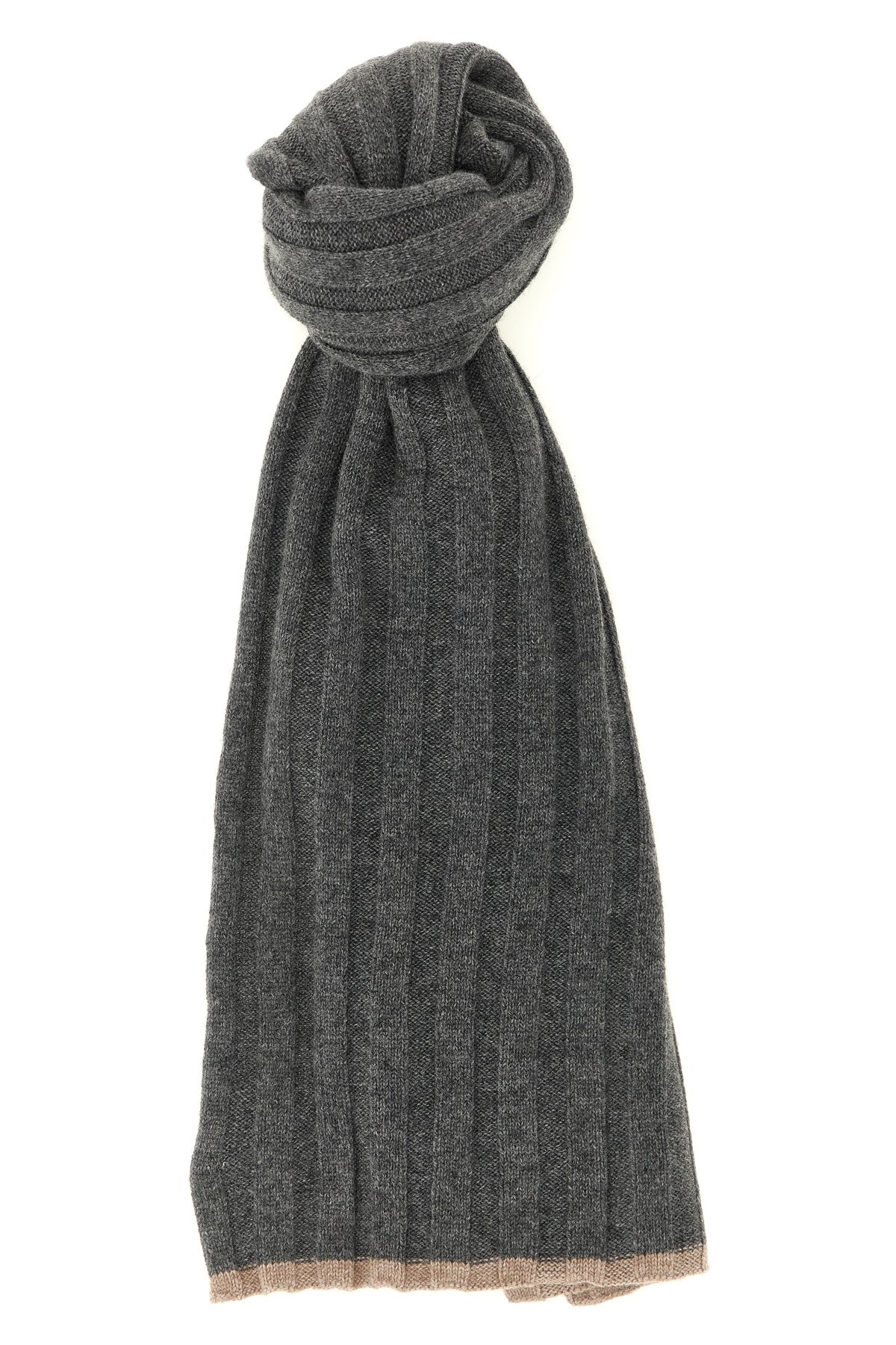 BRUNELLO CUCINELLI Brunello Cucinelli Double-Breasted Shearling Pea Coat with Shawl Collar
