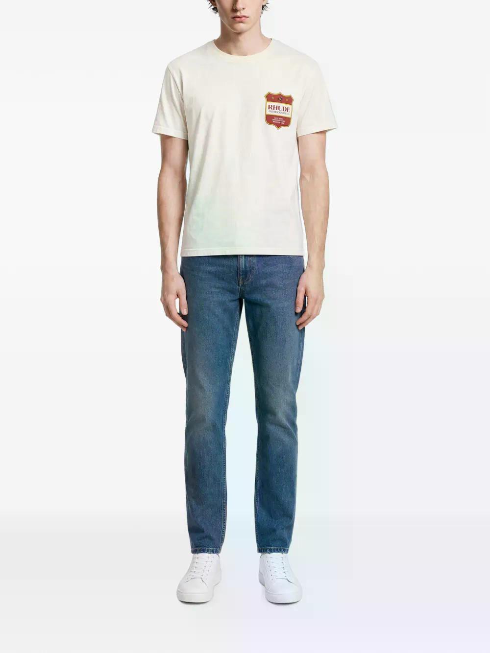 RHUDE logo-print cotton t-shirt